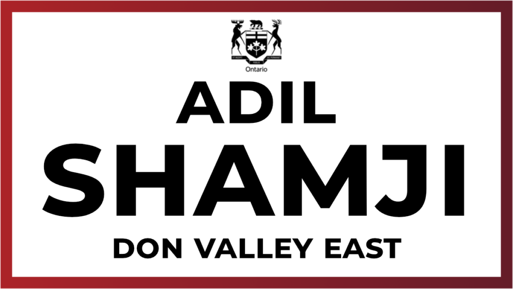 Dr. Adil Shamji, MPP – Your Voice in Don Valley East